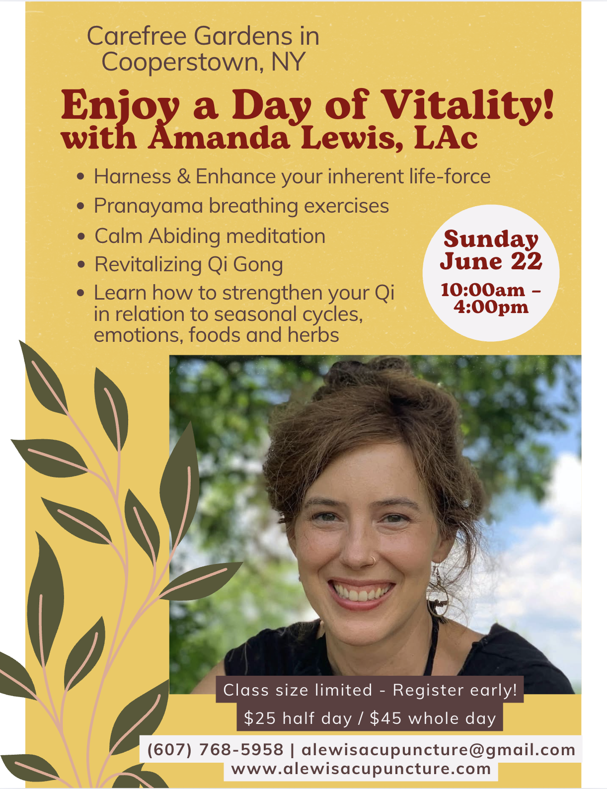 Enjoy a Day of Vitality with Amanda Lewis at Carefree Gardens in ...